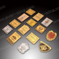 China Adhesive Metal OEM Pantone Color Spirits Spirit Labels for sale