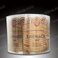 China Adhesive Metal OEM Pantone Color Spirits Spirit Labels for sale