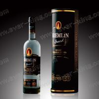 China OEM transparent White Flint Glass Liquor Containers for sale