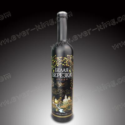 China OEM transparent White Flint Glass Liquor Containers for sale
