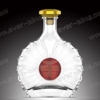 China ISO9001 Luxury Liquors Cognac Glass Bottle for sale