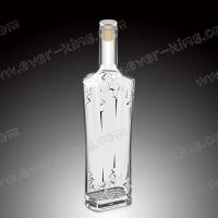 China Label Printing ODM SGS Fancy Glass Bottles For Liquor for sale