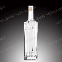 China Label Printing ODM SGS Fancy Glass Bottles For Liquor for sale