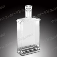 China Customization Screen Printing 375ML Glass Liquor Bottles for sale