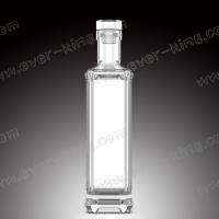 China Customization Screen Printing 375ML Glass Liquor Bottles for sale