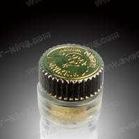 China Pantone Custom Metal Glossy Spirit Bottle Closures for sale