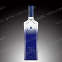 China 750 ML Crystal White Flint Custom Glass Bottle for Luxury Liquor and Spirit for sale