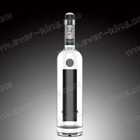 China Crystal White Flint Custom Glass Bottle 750 ML for Luxury Liquor and Spirit for sale