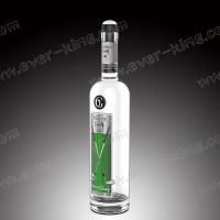 China Crystal White Flint Custom Glass Bottle 750 ML for Luxury Liquor and Spirit for sale