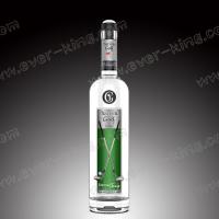 China Crystal White Flint Custom Glass Bottle 750 ML for Luxury Liquor and Spirit for sale