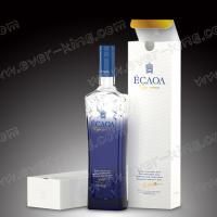 China Rubber Sealing Empty Cork Cap Vodka Glass Bottle for sale