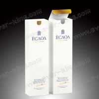 China Customed Rubber Stopper 500mL 750mL Vodka Glass Bottle for sale