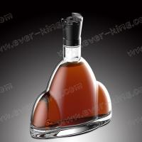 China Crystal White Flint Custom Glass Bottle 750 ML for Luxury Liquor and Spirit for sale