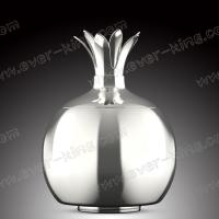 China 700ML Crystal White Flint Glass Vodka Bottle ISO9001 for sale