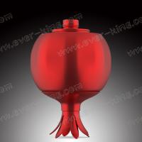 China 700ML Crystal White Flint Glass Vodka Bottle ISO9001 for sale