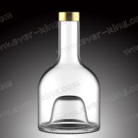 China 375ML 500ML Pyramid Shaped Liquor Glass Bottles for sale