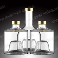 China 375ML 500ML Pyramid Shaped Liquor Glass Bottles for sale