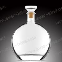 China ISO9001 500ml Flint Glass Liquor Bottles For Cognac for sale