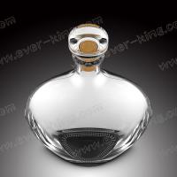 China ISO9001 500ml Flint Glass Liquor Bottles For Cognac for sale