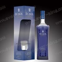 China 4C Offset Printing Embossing Paperboard Glass Bottle Box for sale