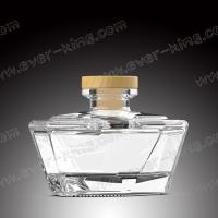 China Polygonous Shape Mini Clear Glass 250 mL Liquor Bottles for sale