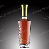 China SGS Screw Sealing 750ML Flint Glass Empty Whiskey Bottles for sale