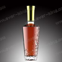 China SGS Screw Sealing 750ML Flint Glass Empty Whiskey Bottles for sale