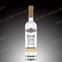 China Frosted Flint Glass Bottle 750ML For Vodka Liquor for sale