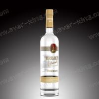 China Frosted Flint Glass Bottle 750ML For Vodka Liquor for sale