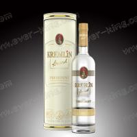 China Frosted Flint Glass Bottle 750ML For Vodka Liquor for sale