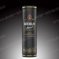 China Exquisite 4c Offset Printing PU Leather Glass Bottle Box for sale