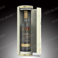 China Recyclable Pantone Color 350gsm Coated Paper Glass Bottle Box for sale