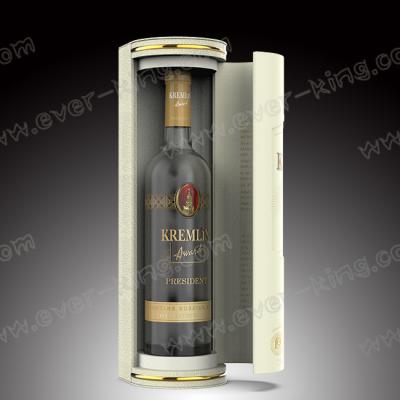 China Recyclable Pantone Color 350gsm Coated Paper Glass Bottle Box for sale
