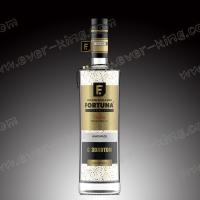 China 500ML Flint Glass Vodka Liquor Bottle With Cork Seal for sale