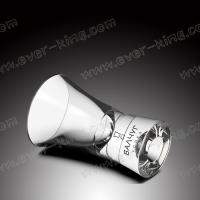 China Bullet Shape Vodka Transparent Glass Cup Non Toxic Odorless for sale