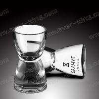 China Long Shot Mini Glass Cup 60ml For Liquor for sale
