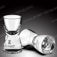 China Long Shot Mini Glass Cup 60ml For Liquor for sale
