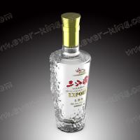 China 500ml Spirits Liquor Glass Bottle With Screw Cap for sale