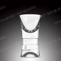 China 50ml Hot Sale Heavy Bottom Bullet Shape Shot Glass Cup for sale
