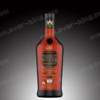 China Super Flint Clear 750ml Empty Vodka Glass Bottle For Liquor for sale