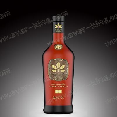 China Super Flint Clear 750ml Empty Vodka Glass Bottle For Liquor for sale