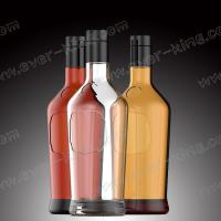 China 700ml Whisky Glass Bottle With Screw Cork Lid for sale