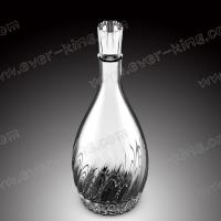 China Crystal White Flint Glass Bottle 750ML For Luxury Liquor for sale