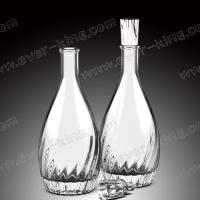 China 750ml Transparent  Premium Liquor Glass Bottles for sale