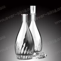 China 750ml Transparent  Premium Liquor Glass Bottles for sale