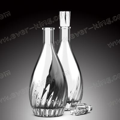 China 750ml Transparent  Premium Liquor Glass Bottles for sale
