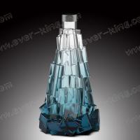 China Fancy Design 70ml Brandy Bottle With Beautiful Color for sale