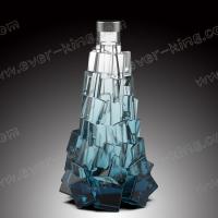 China Fancy Design 70ml Brandy Bottle With Beautiful Color for sale