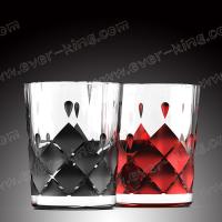 China Custom Wine Whisky Drinking Reusable Glass Cup Clear for sale