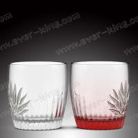 China 2OZ Custom Round Colored Clear Glass Cup Shot Glass for sale